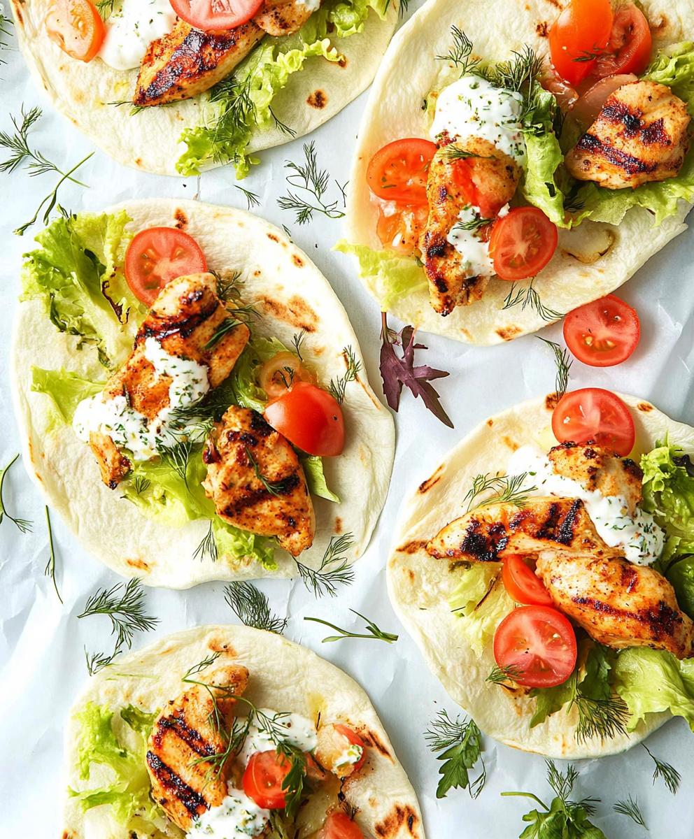 Greek Chicken Gyros Recipe - easyrecipeplan.com